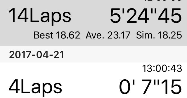 mtabe 日記: Smart Laps iOSアプリ リリース♪