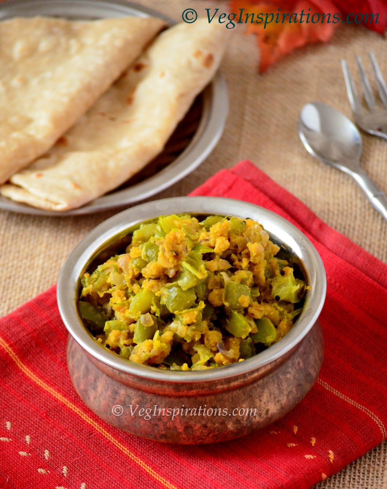 Capsicum Zunka ~ Simla Mirch ki sabzi ~ Green bell pepper curry | Veg ...