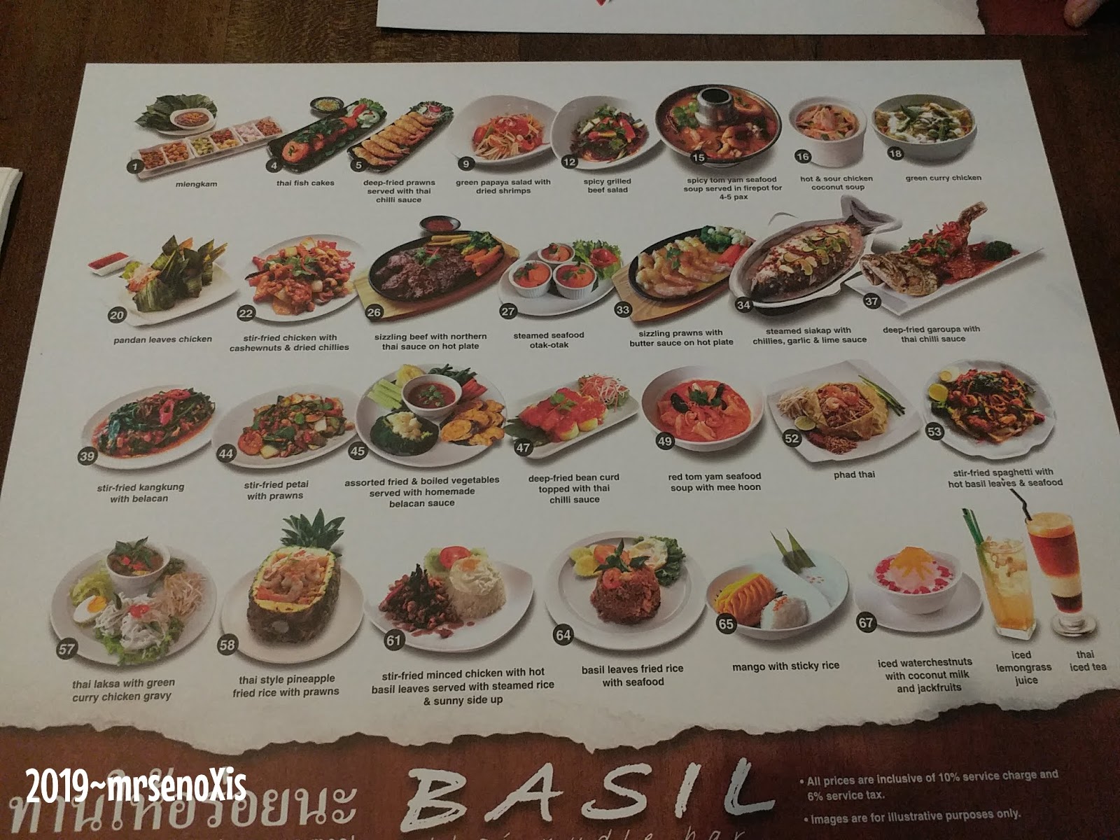 Me as MrsEnoxis: Lunch @ Basil Thai Restaurant Bangsar Village