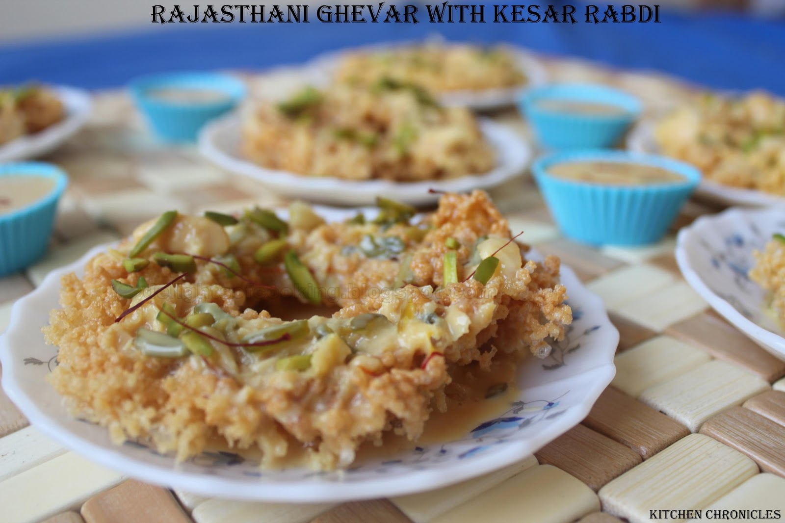 Kitchen Chronicles: Rajasthani Ghevar with Kesar Rabdi