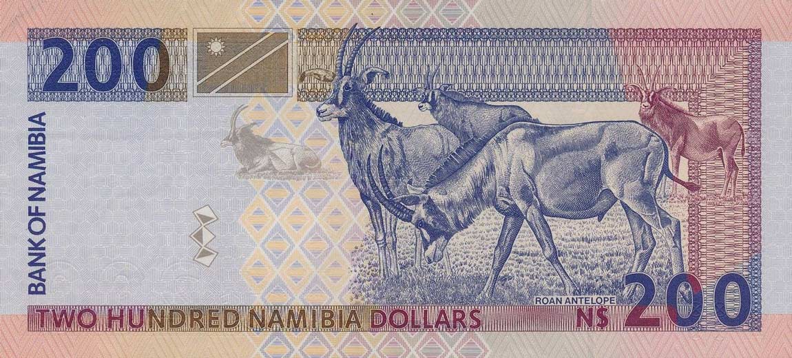 My Currency Collection: Namibia Currency 200 Namibian Dollars banknote ...
