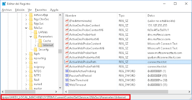 Windows: Signo de admiración en conexión (triángulo amarillo) | SYSADMIT