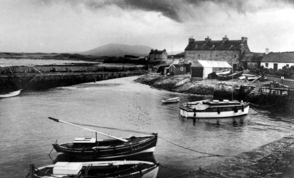 Tour Scotland: Old Photographs Harbour Reay Scotland