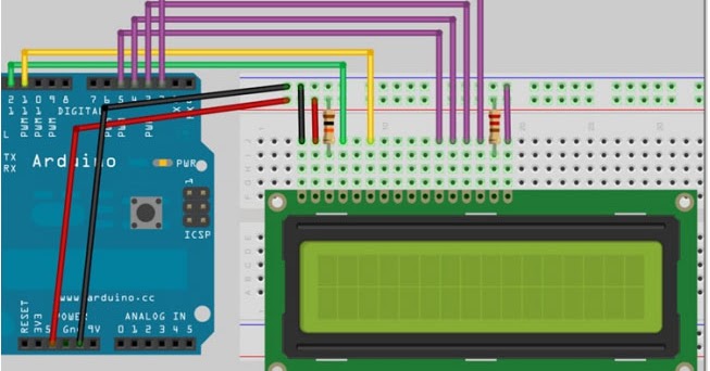 22 - Basic LCD Kontrol - Belajar Arduino