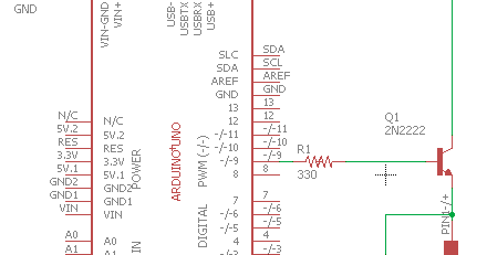 Electrónica para aficionados: C008 Uso de un transistor para activar un ...