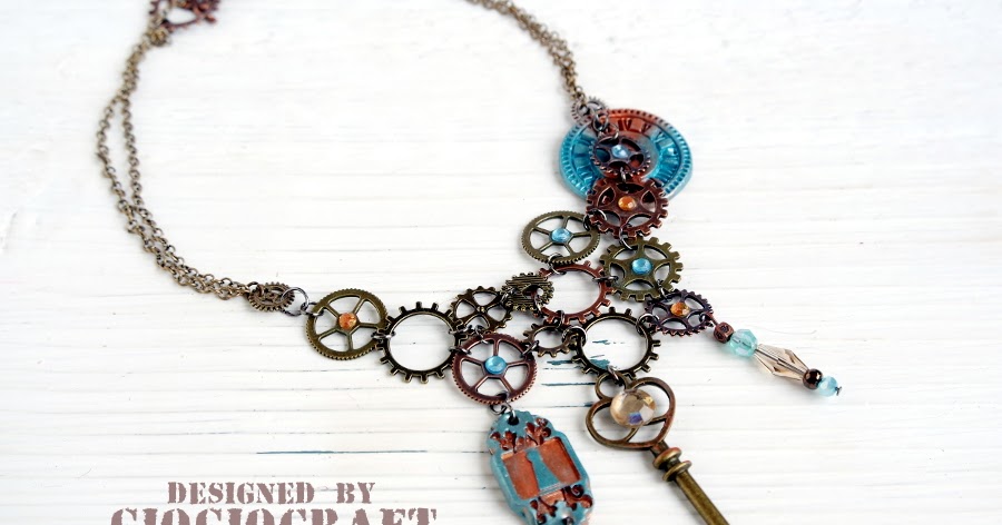 GiogioCraft: VideoTutorial Polymer Clay Cogs and DIY Steampunk necklace