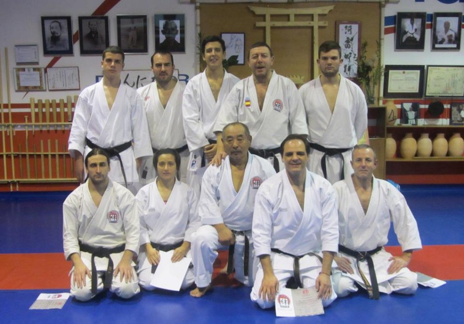 KARATE SHITO RYU ASTURIAS: Curso del maestro Isamu Fuyita 8º Dan de ...