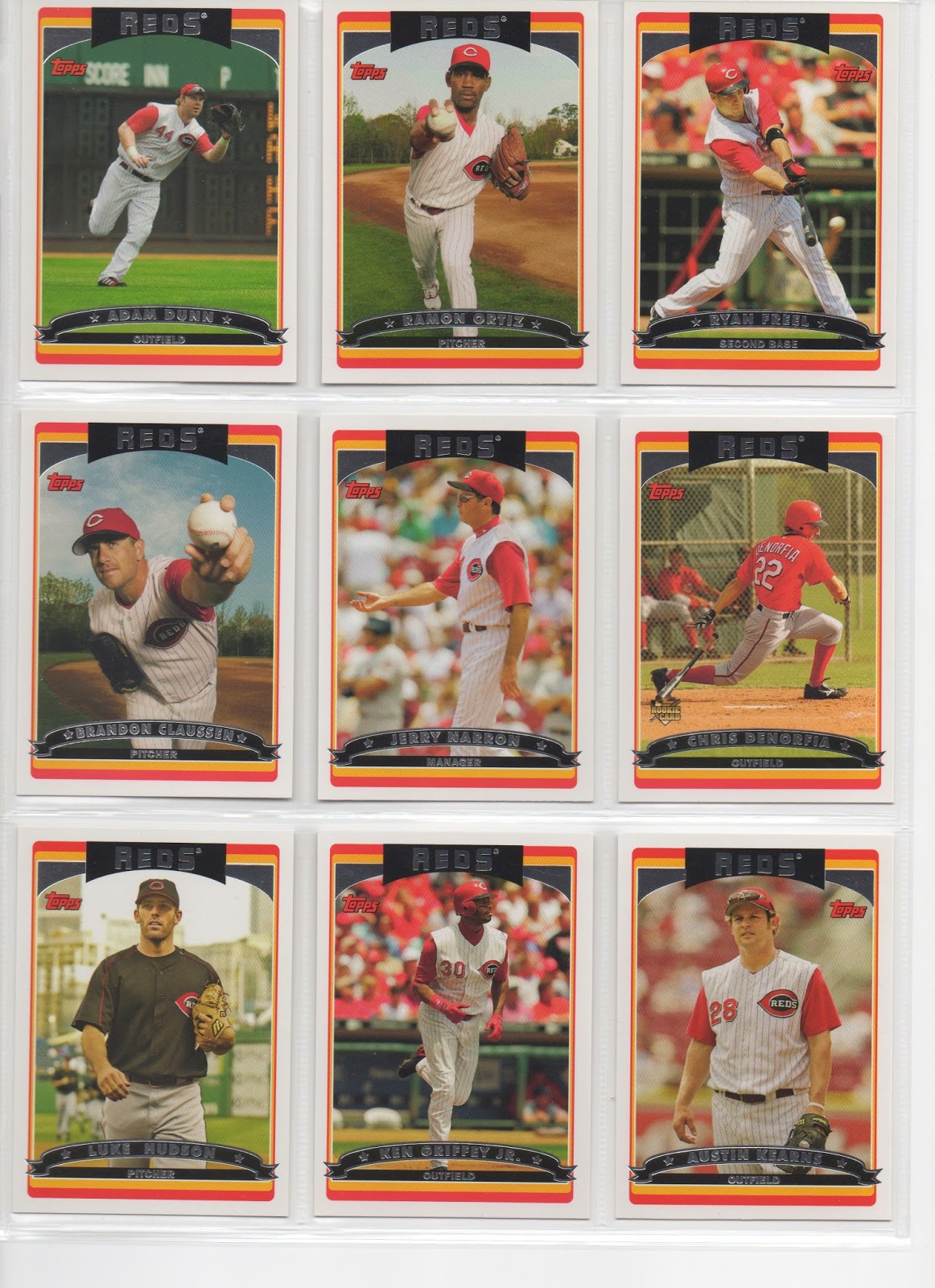 Cincinnati Reds Baseball Card Collector: 2006 Topps Cincinnati Reds ...
