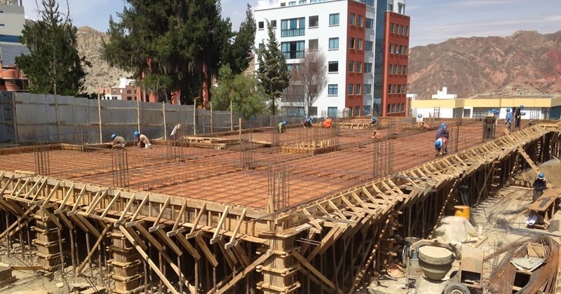 Construcción de losas maciza, nervada, alivianada