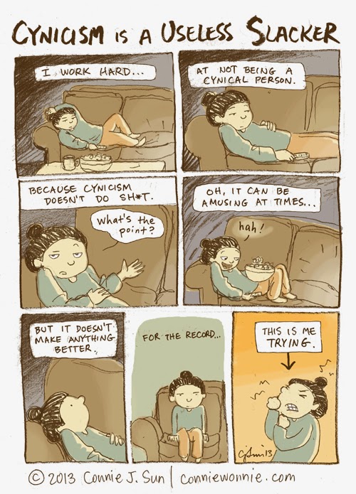 Cynical Person Cartoon