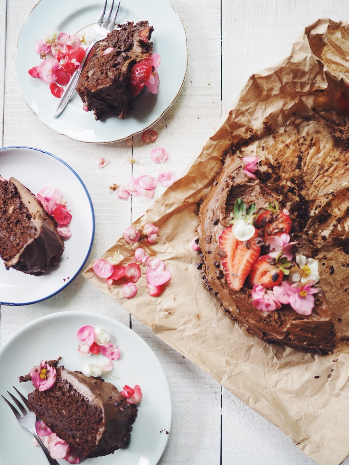 Another version of my vegan choccy cake | madeleine lumley