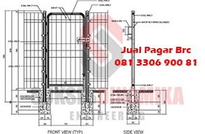 Pintu Pagar Brc | Berbagai Macam Model Pintu Pagar BRC yang 100% Kuat ...