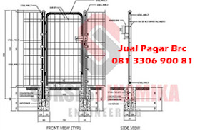 Baru Engsel Pintu Cad, Rel Pintu
