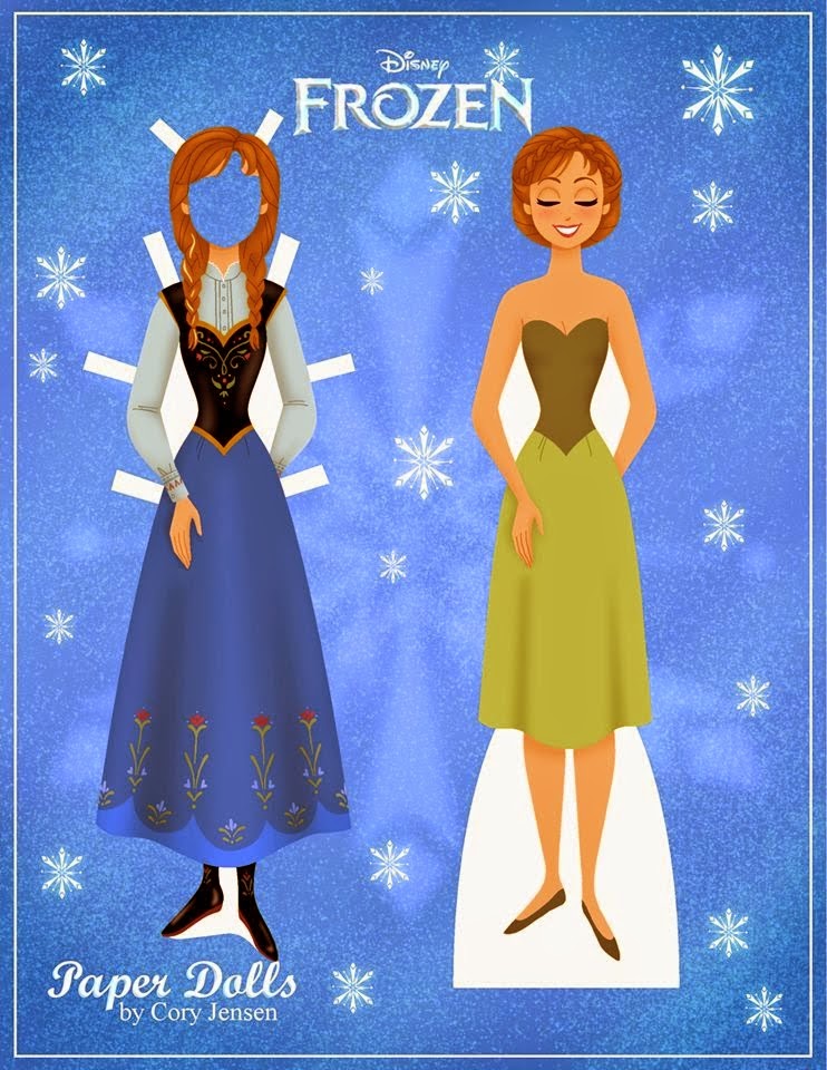 Las Recortables de Veva e Isabel: Frozen Elsa y Anna