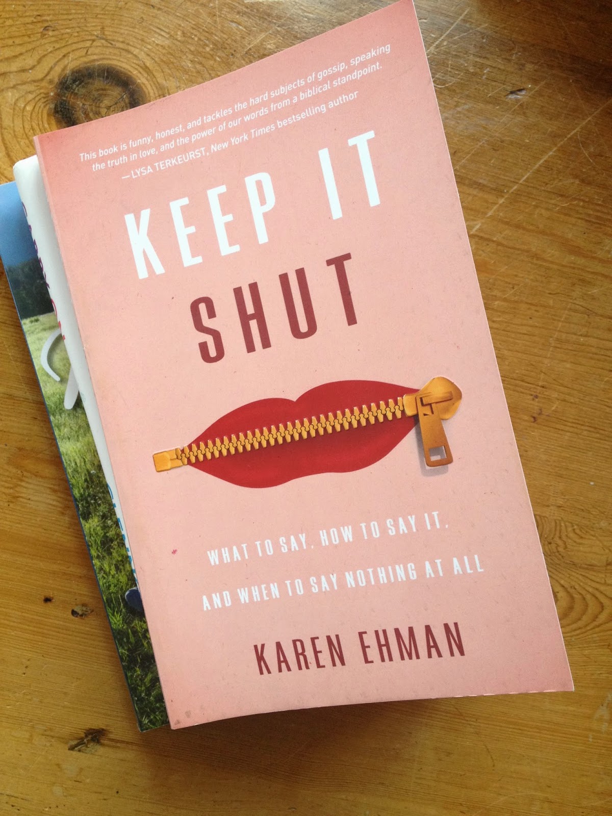 Count It All Joy: Keep it Shut - A Book Review, Or Two