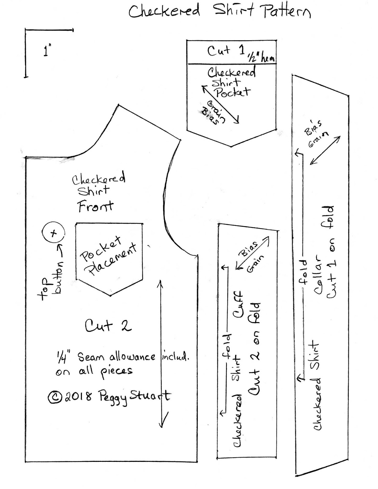 HighFiber: Gotz Happy Kidz Checkered Shirt Pattern