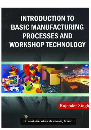 كتاب introduction to basic manufacturing