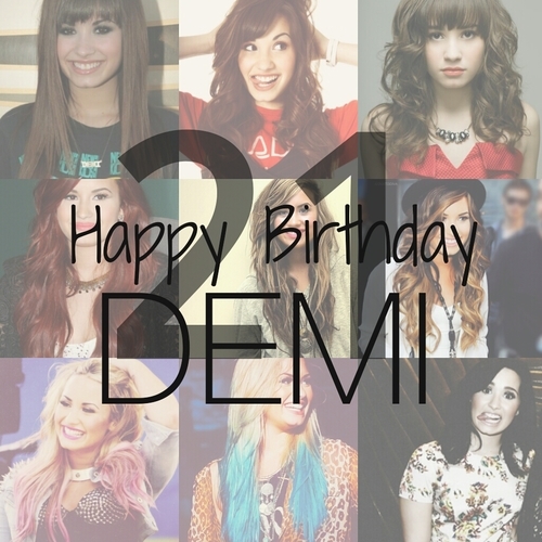 Blog da Cris : Top 5 : Happy Birthday Demi