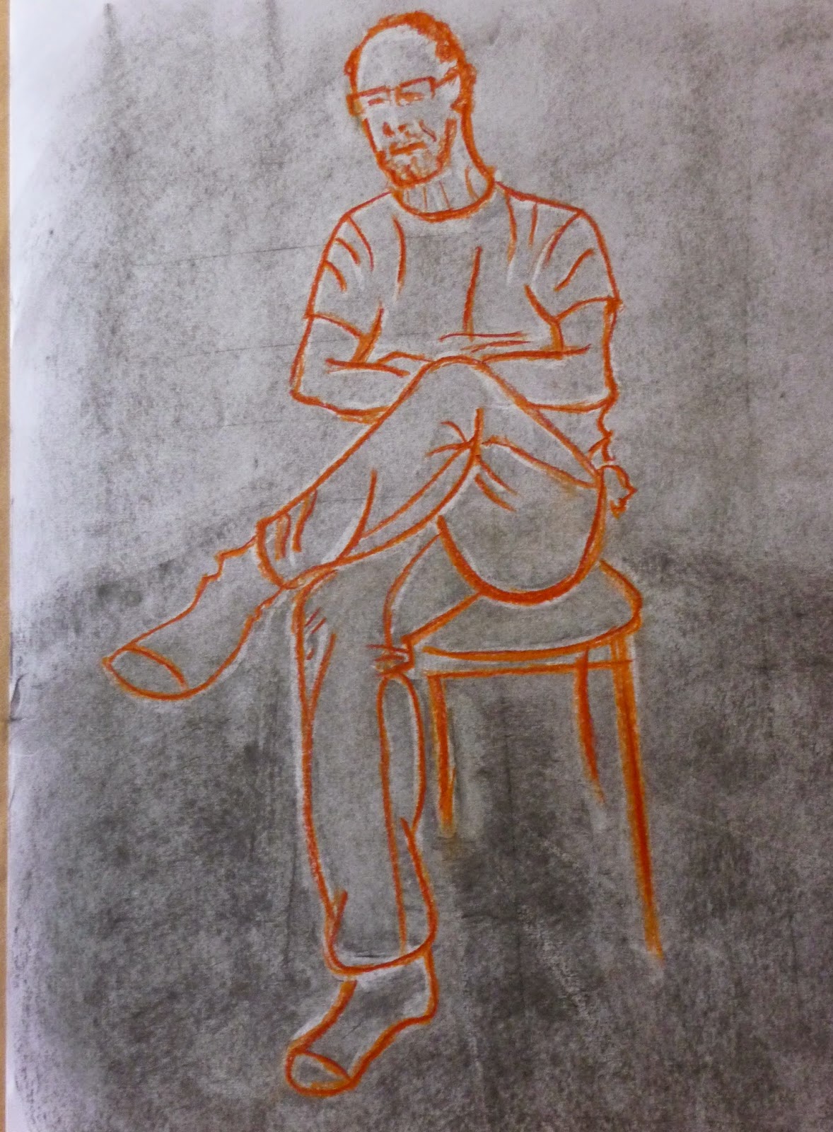 Drawing Skills: Assignment 4a Seated Figure
