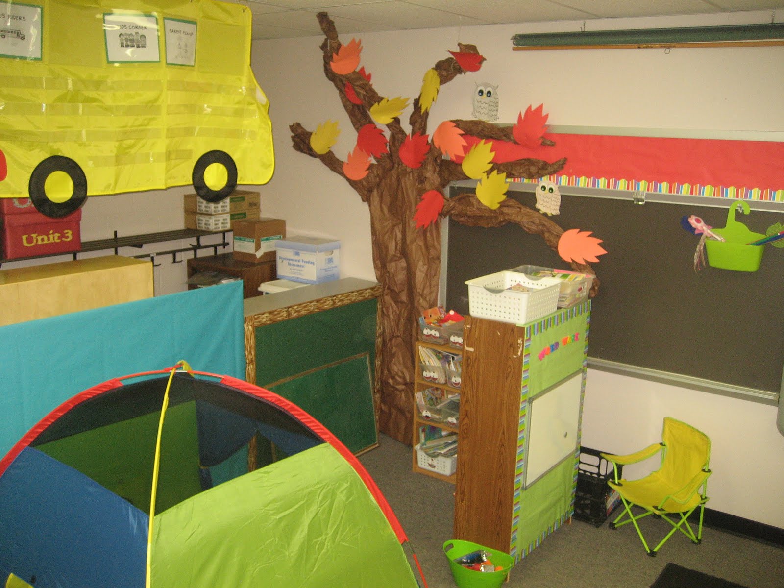 The Weekly Hive: Classroom Pictures - Camping Theme