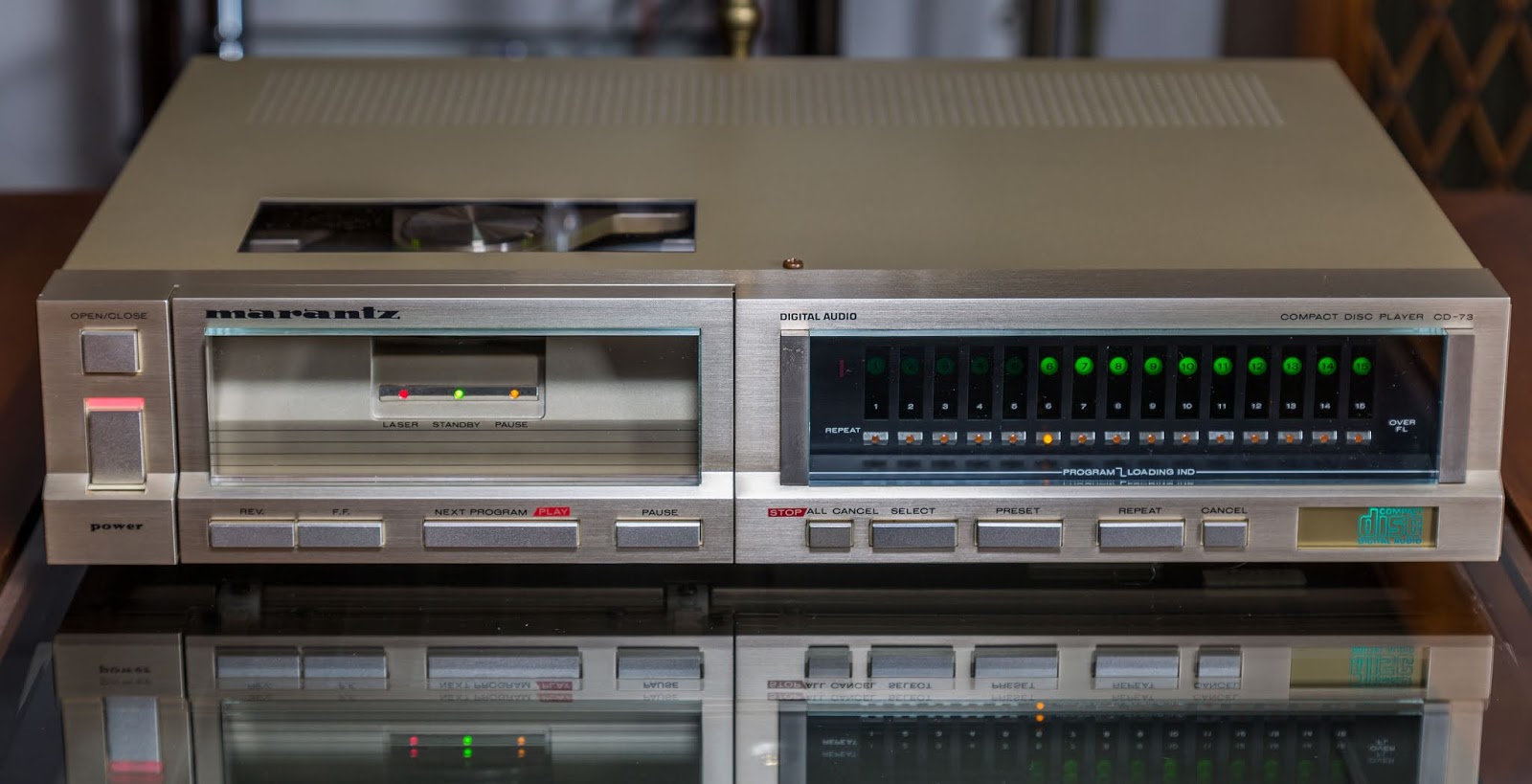 Golden Age Of Audio: Marantz CD-73 Compact Disc Digital Audio Player ...