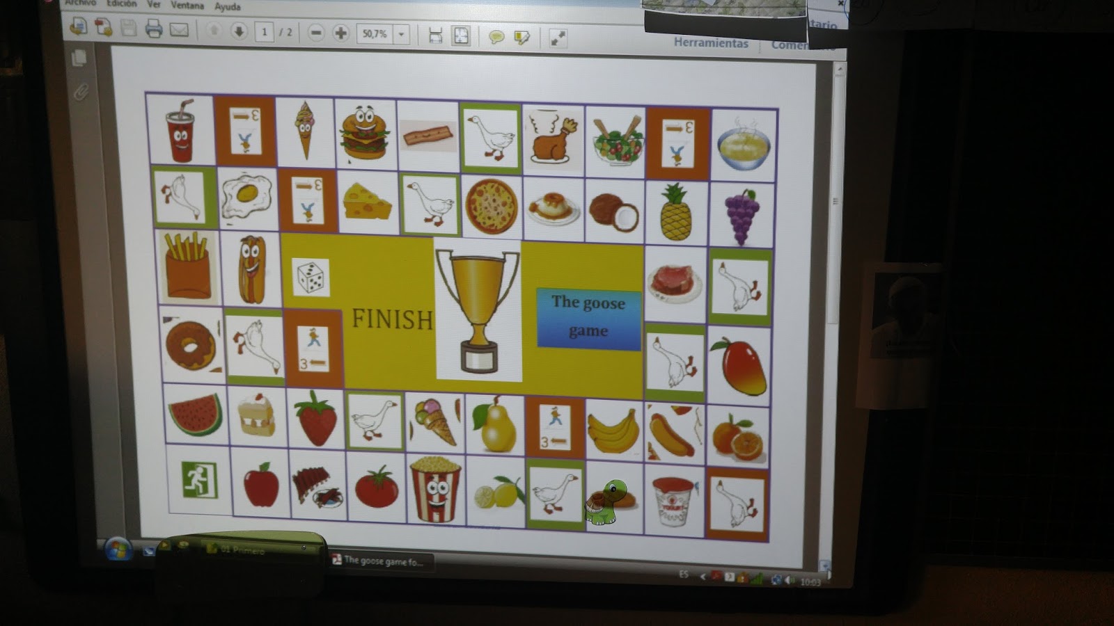 El blog de Teacher Ann: The goose game - El juego de la oca para ...