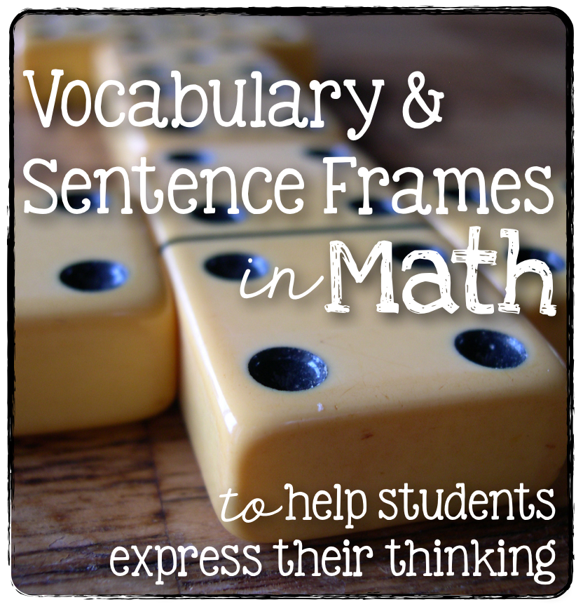 Who's Who and Who's New: Fractions & Sentence Frames