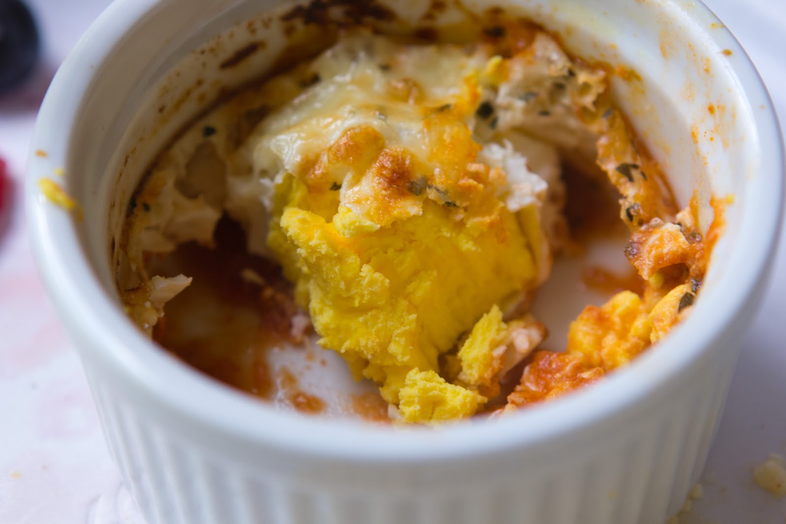Haystacks & Champagne: Individual Breakfasts: Baked Eggs In Tomato Sauce