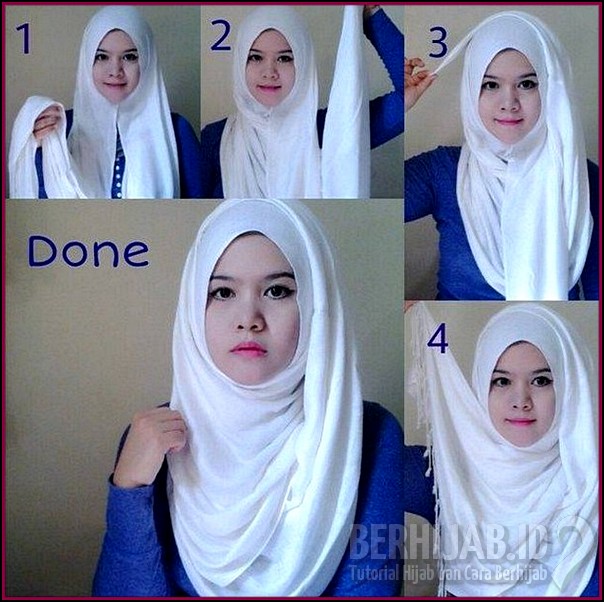 Cara Memakai Hijab Tanpa Ninja Atau Dalaman - Tutorial Hijab dan Cara ...