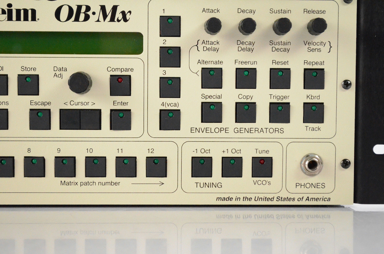 MATRIXSYNTH: Oberheim OB-Mx Analog 12 Voice Synthesizer Synth & Box ...