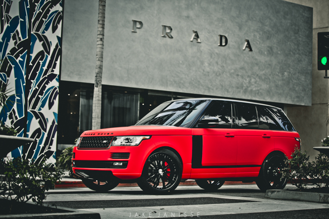 Car Show Bernie: The Battle of the Matte Red Range Rovers: Ultimate ...