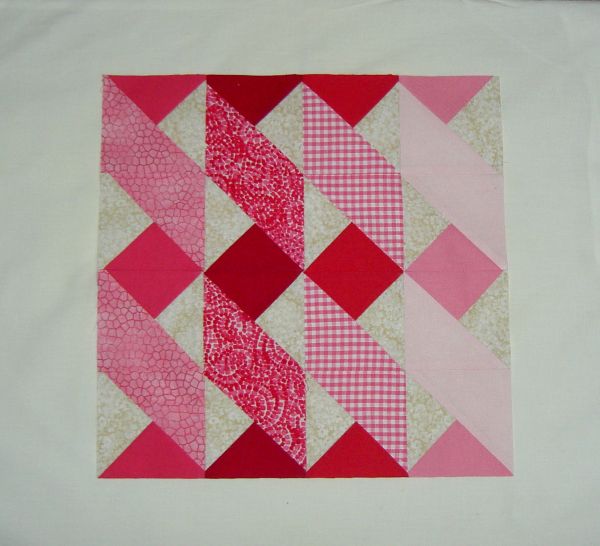 Quilting block swaps Australia: My beautiful block from Kerry
