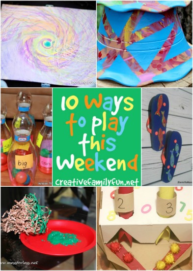 10 Ways to Play This Weekend: Week 43 - Creative Family Fun