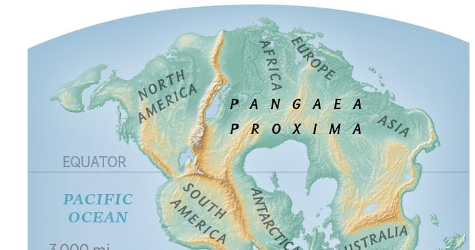 Professor Wladimir - Geografia: A próxima Pangeia daqui a 250 milhões ...