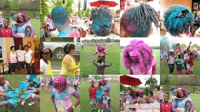 The Blessed Mom Of 3: The Color Run Atlanta 2012~ 5k Race