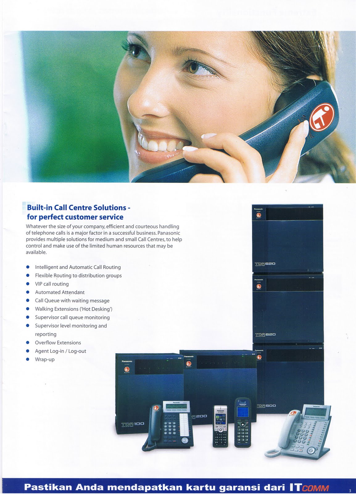 ip pabx | pabx | panasonic: KX-TDA100 | 200 | 600