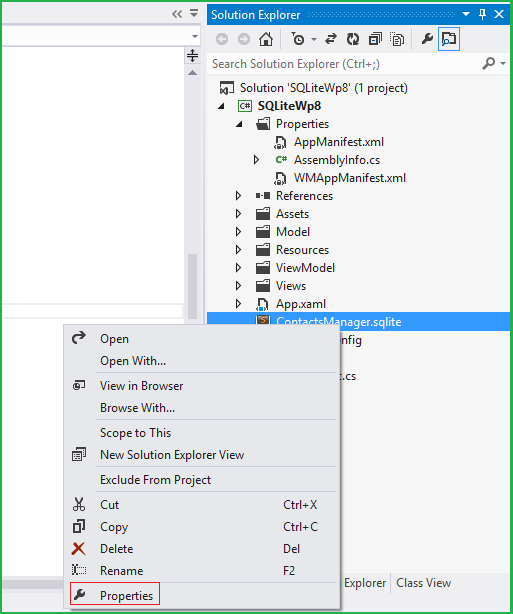 Now copy it to you local folder and make connection to the database using sqlite like this: