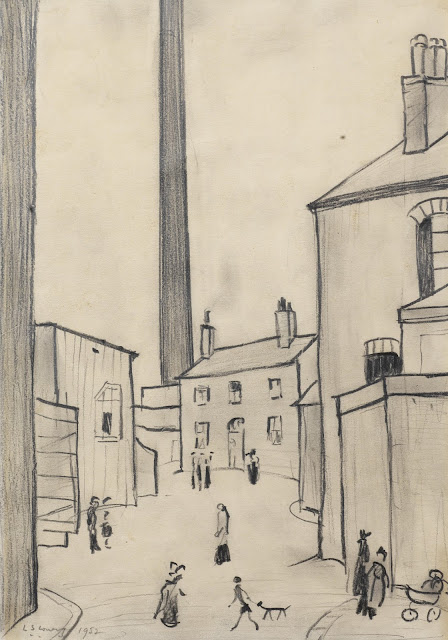 The Works of Laurence Stephen Lowry: 1952 - A Street In Droylsden