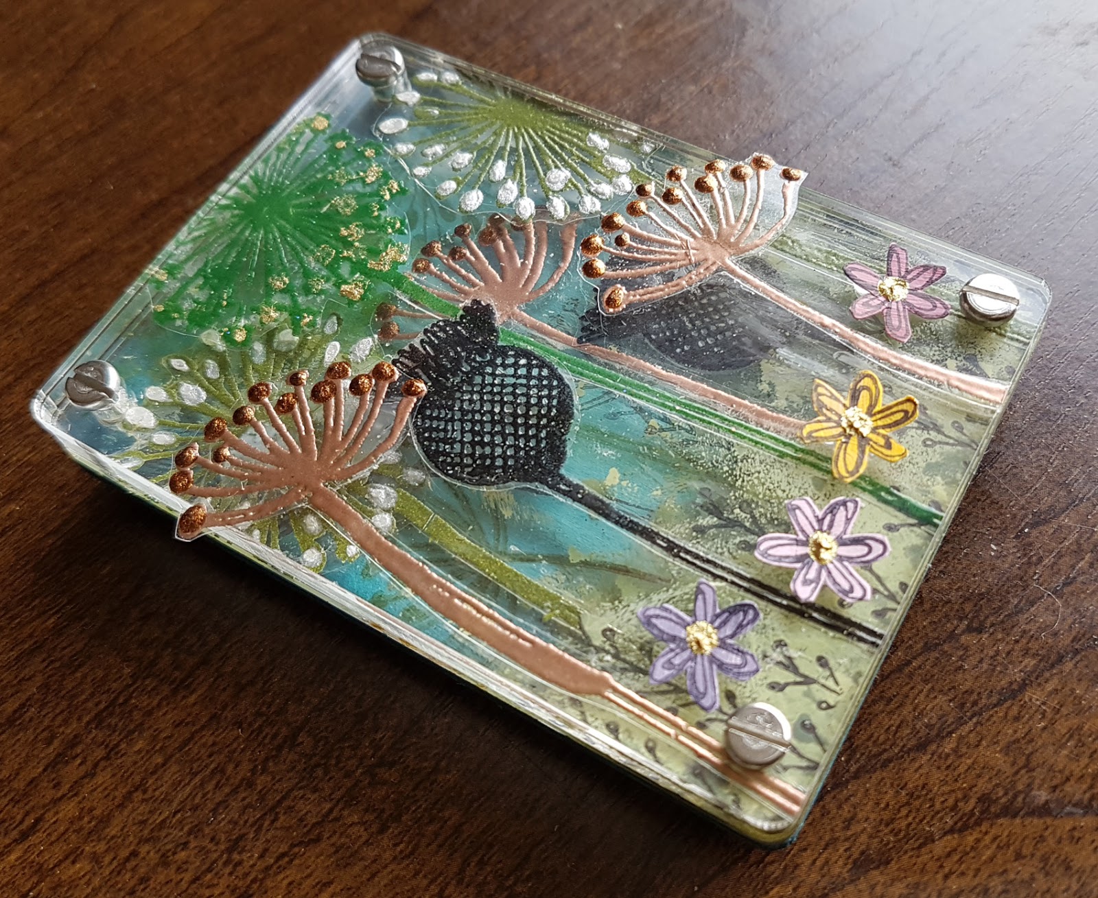 Craft Stamper Magazine: Wild flower meadow ATC