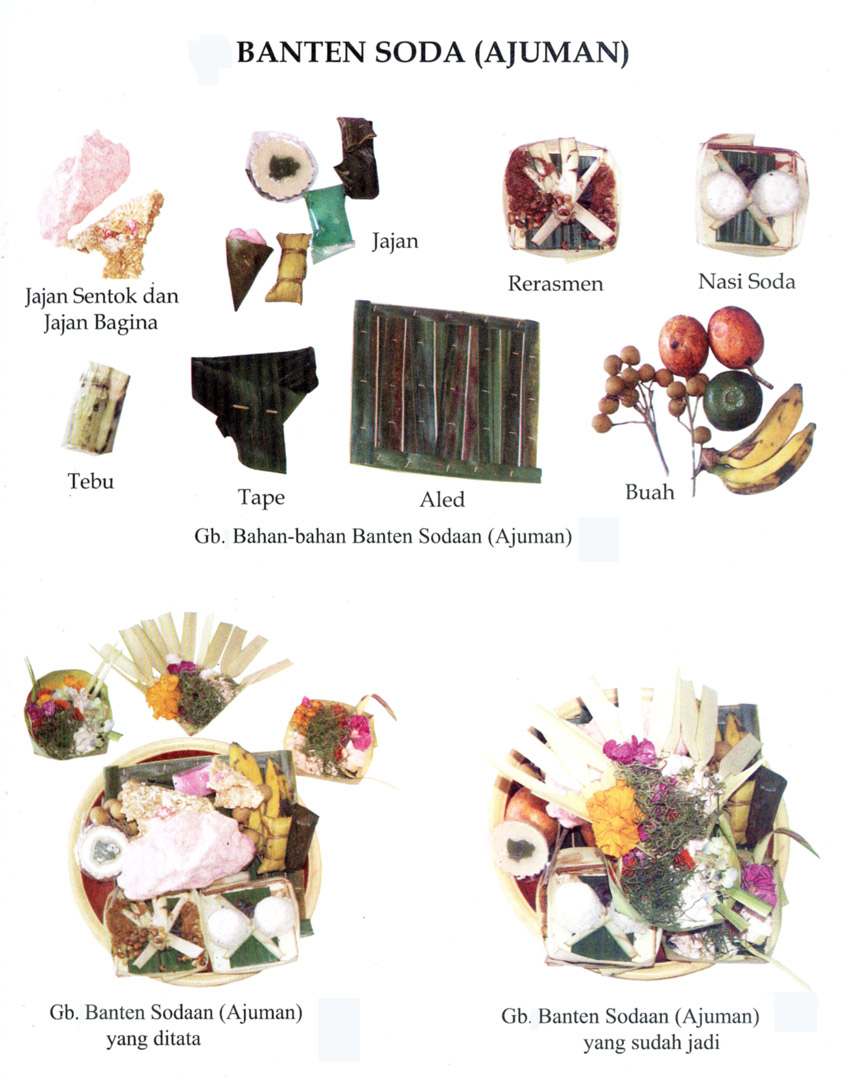 Serba Serbi Hindu - Bali: BANTEN SODA