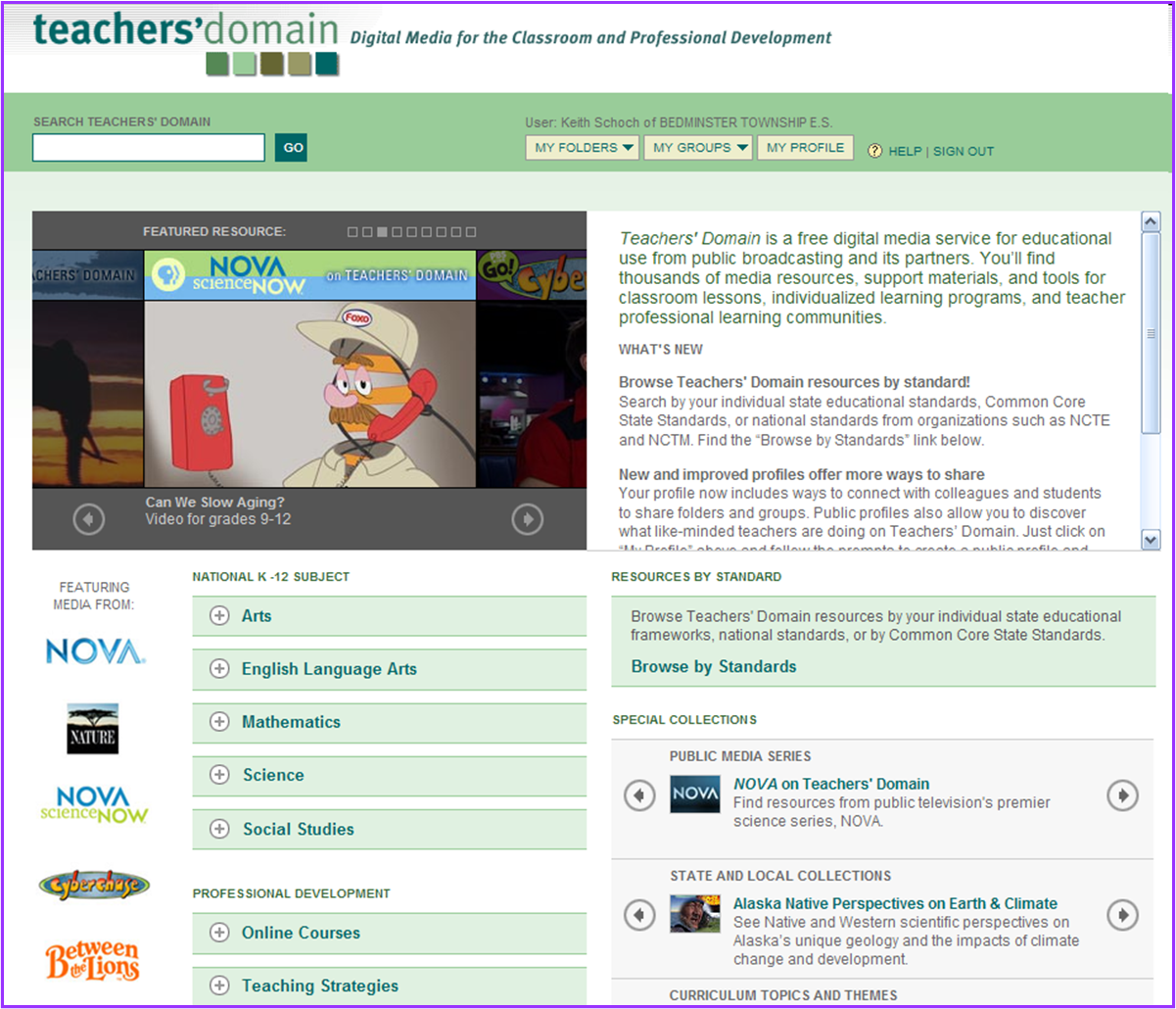 Teaching That Sticks: Teachers' Domain: Digital Media Lessons Aligned ...