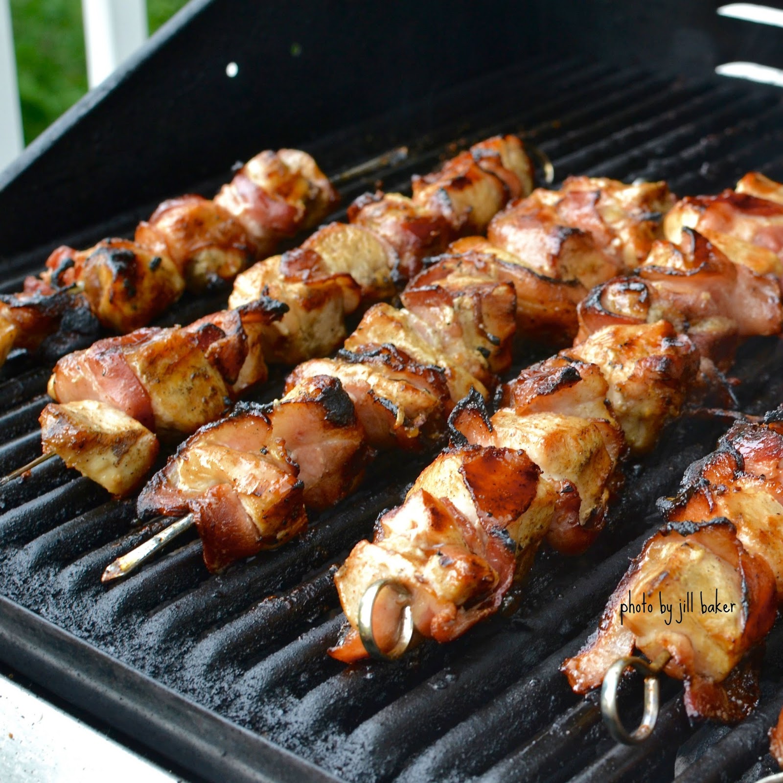 Bacon-Wrapped Chicken Kebabs