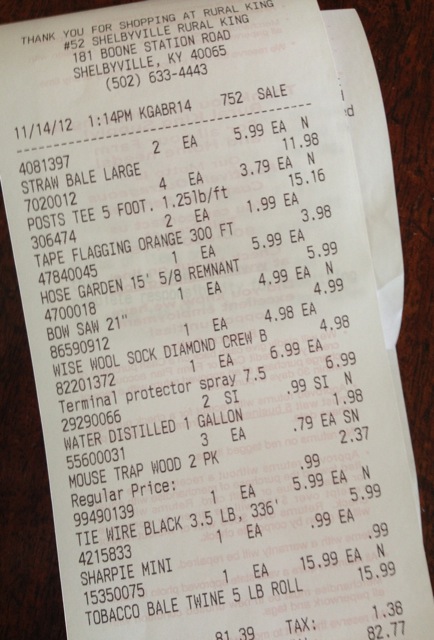 Farm Dover: My! how my shopping cart has changed