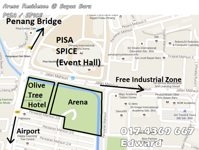 NexT Home In Penang: Introduction Arena Residence, Arena Curve @ Bayan Baru