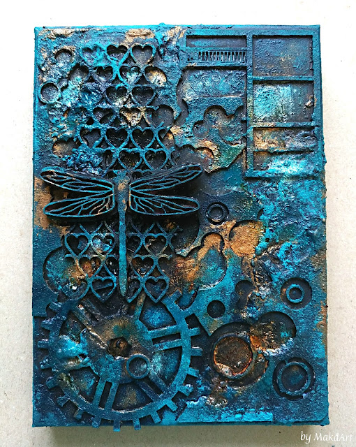 My journey through the mixed media world...: Recycled Mixed Media Box ...