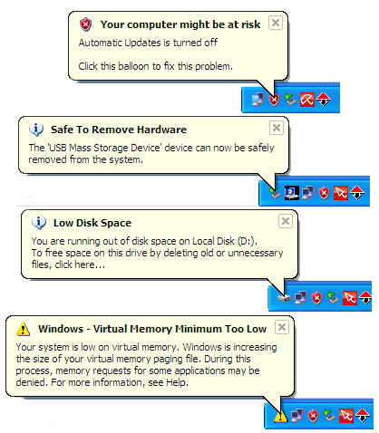 Disable Balloon Tips in the Notification Area ~ COMPUTERSEASY