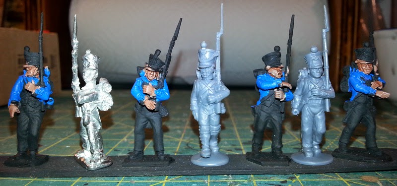 Drunken Samurai Painting Blog: 28mm French Napoleonic Figure Comparison