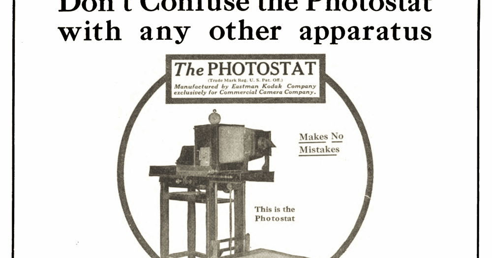 Retromobe - retro mobile phones and other gadgets: Photostat Machine (1907)