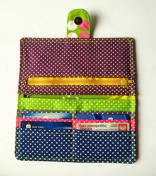 lukola handmade: Portfel i tutorial / Wallet and tutorial