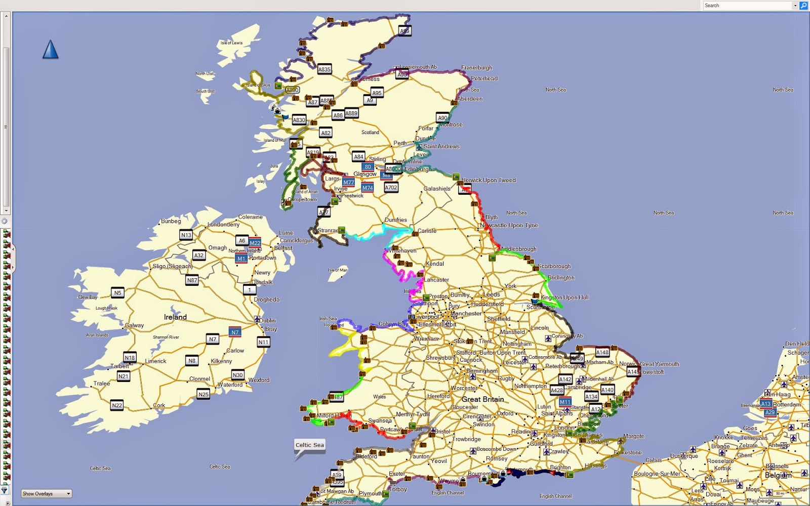The Great UK Bike Trip: The Final Route